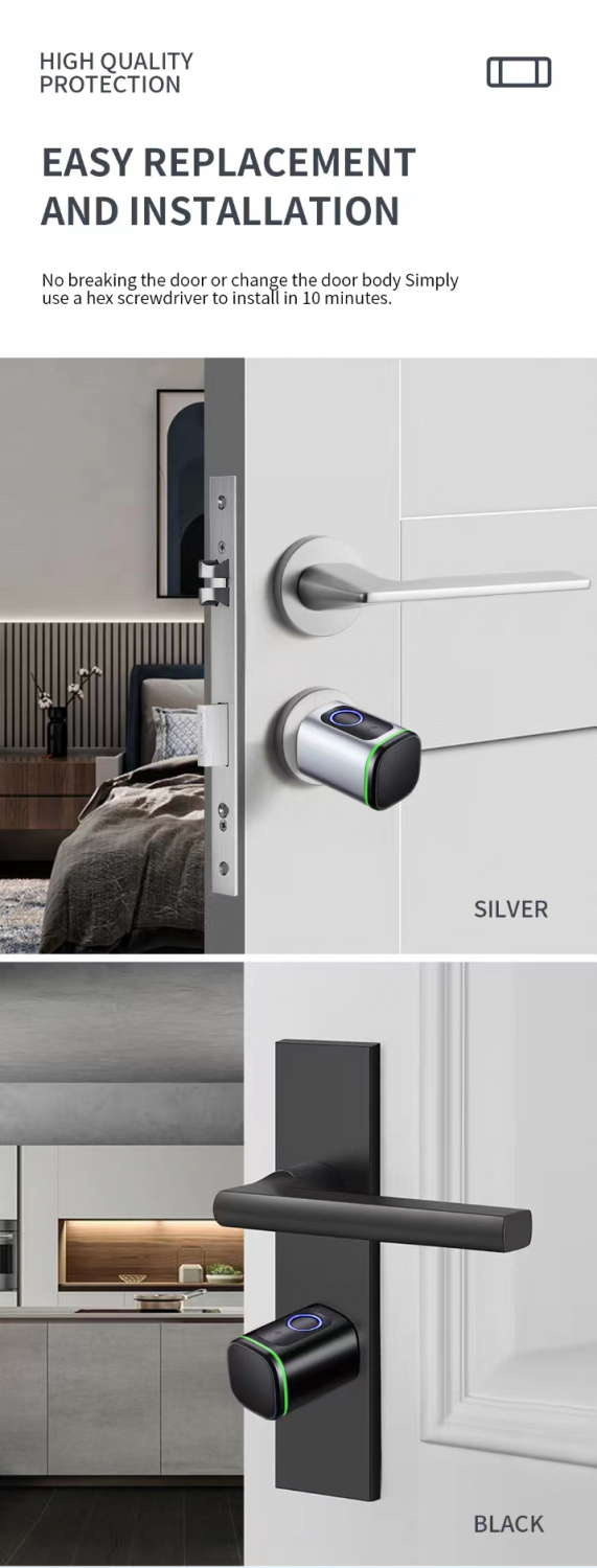 smart cylinder lock - Tuya Fingerprint Smart Lock Cylinder Manufactures